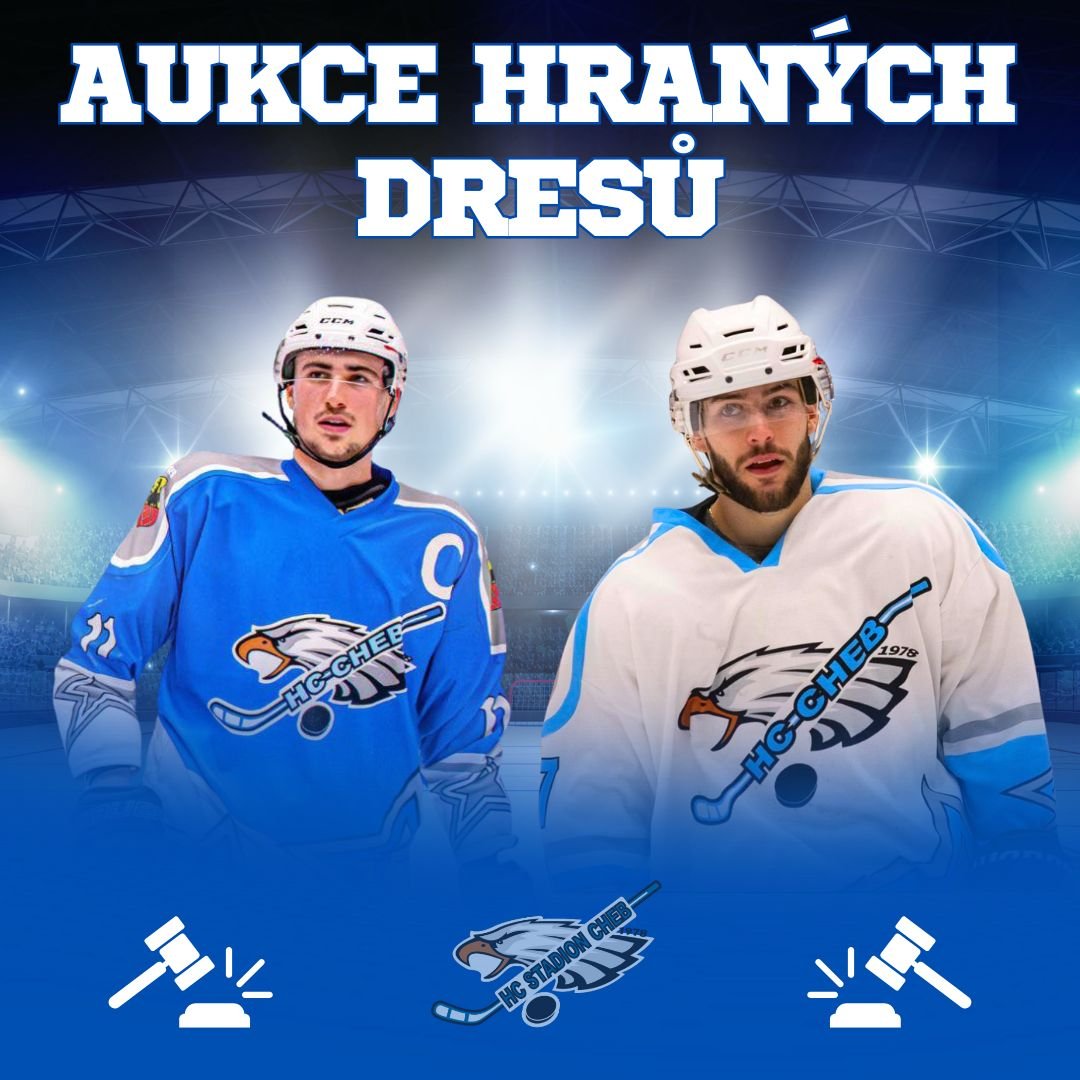 AUKCE HRANÝCH DRESŮ | HC Stadion Cheb